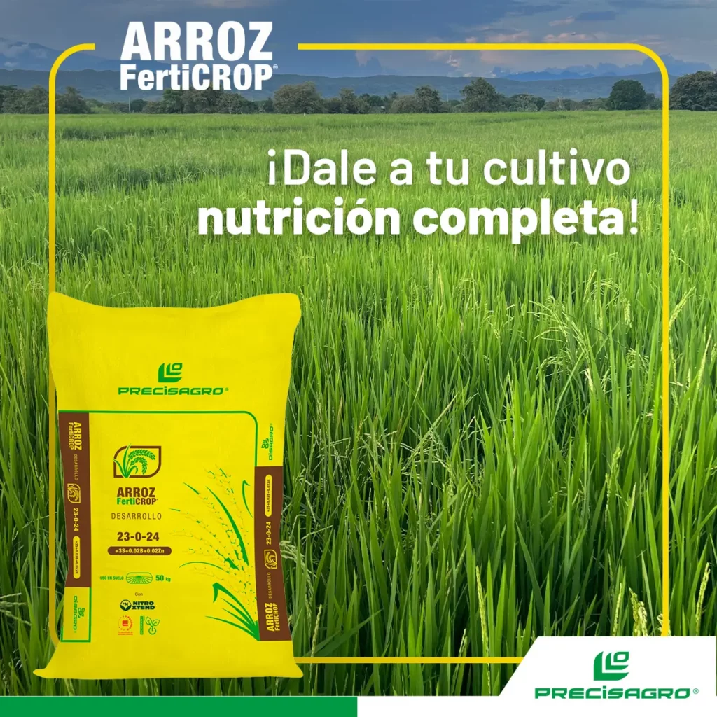 Arroz FertiCrop® Desarrollo - Precisagro Ecuador